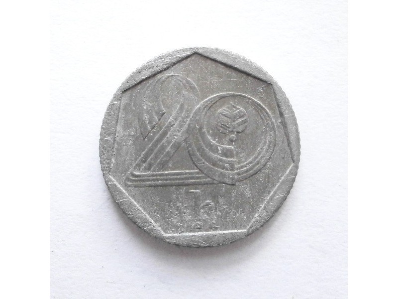 Češka 20 helera 1993