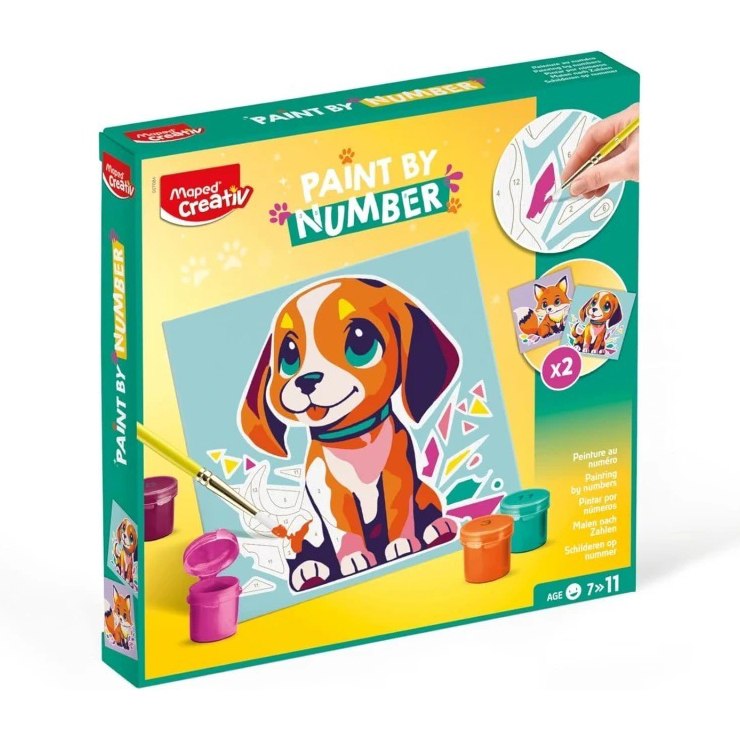 MAPED CREATIV SET BOJENJE PO BROJEVIMA – KUCA I LIJA