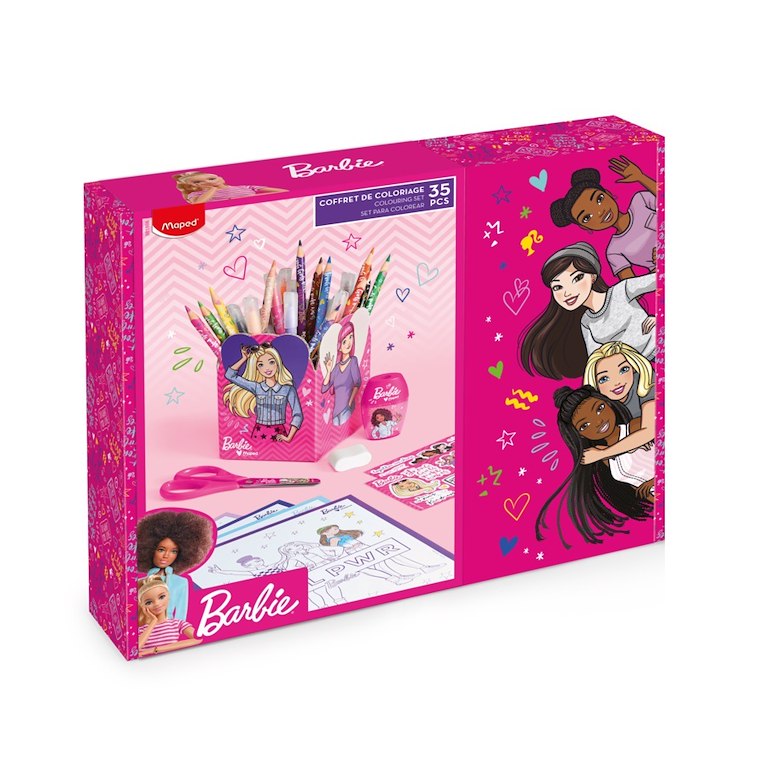 POKLON SET ZA BOJENJE MAPED BARBIE 1/35