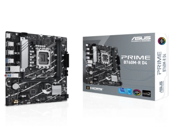 Asus Matična ploča PRIME B760M-R D4 LGA1700 (PRIME B760M-R D4)