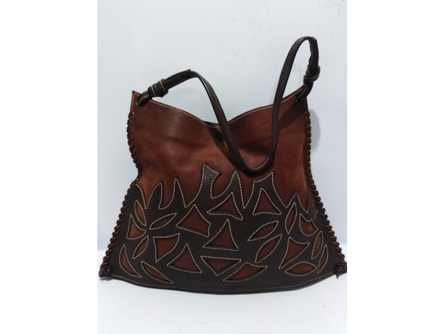 Hand Made kožna unikatna velika torba 100%koža