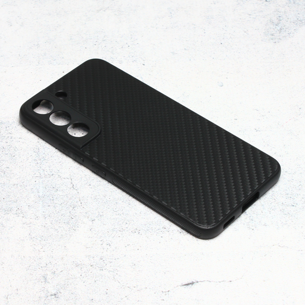 Maska za Samsung Galaxy S22 5G Carbon fiber crna