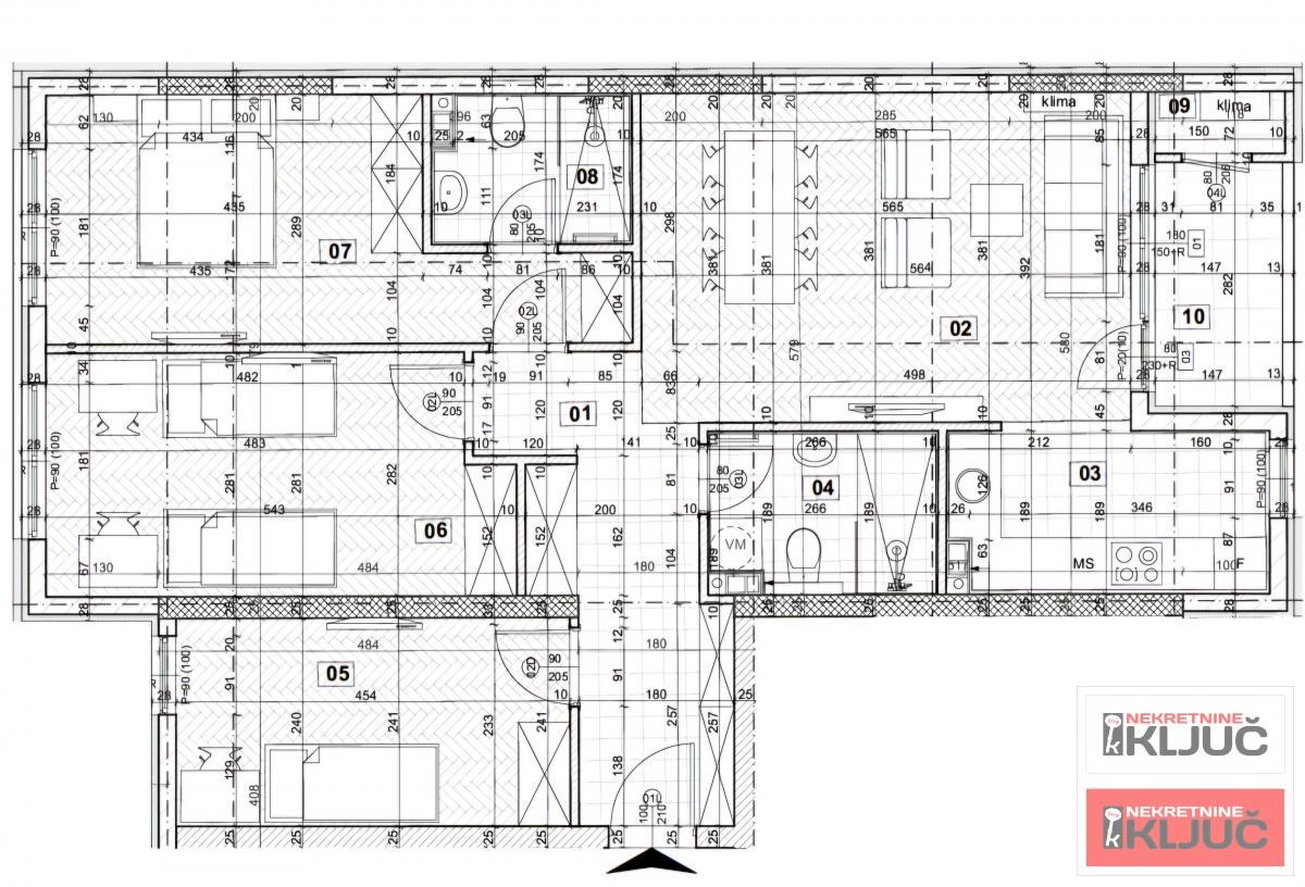 KOD LIMANA 4, 91m2, Četvorosoban sa pdv, Izgradnja