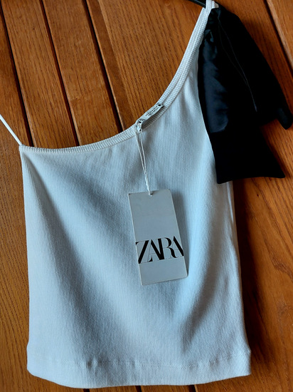 ♡ ZARA top sa mašnom NOVO