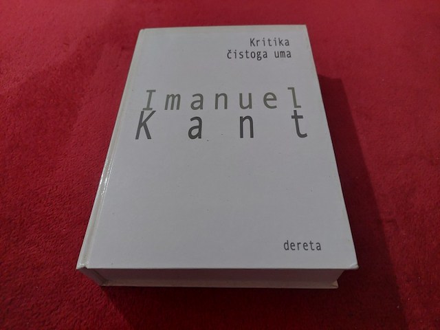 Kritika Čistog Uma Imanuel Kant