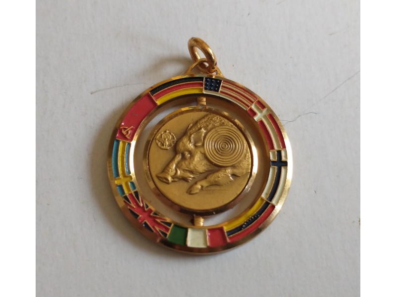 medalja gold CAMPIONATI DEL MONDO 1967. Italy