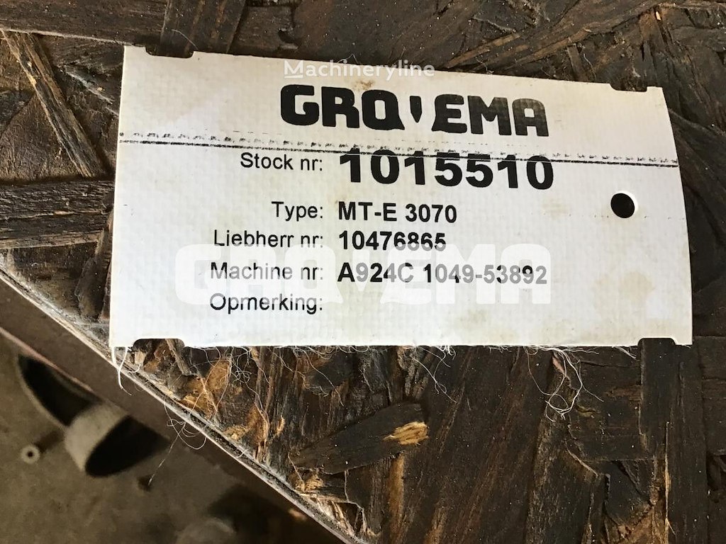 Liebherr MT-E 3070 12239233 osovina za Liebherr bagera