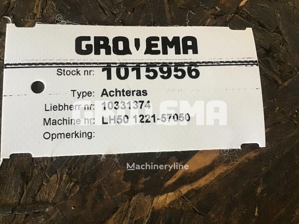 Liebherr Rearaxle zadnji most za bagera
