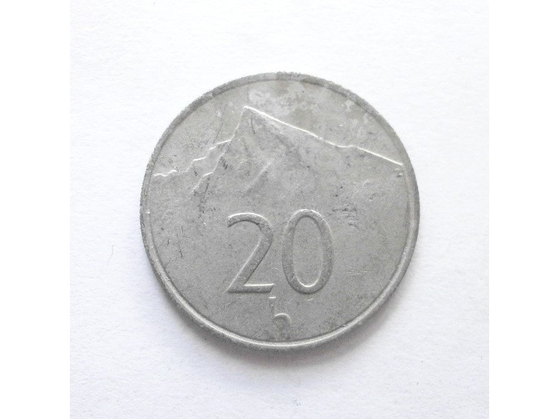 Slovačka 20 halera 1993