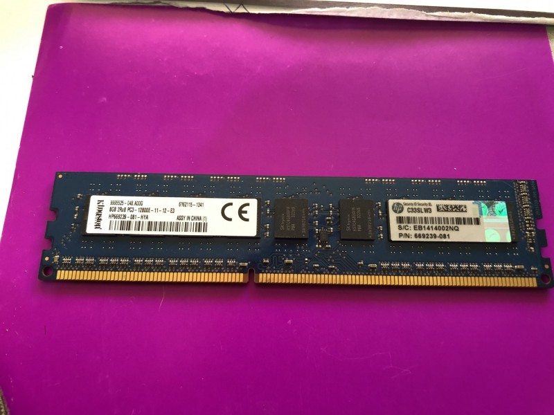 DDR3 Kingston 8gb Br.M114