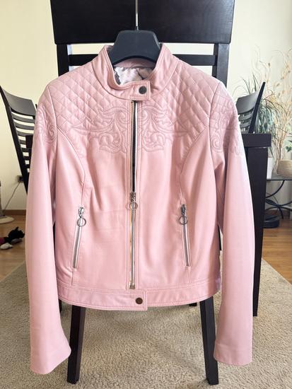 Roze kozna jakna - S/XS velicina