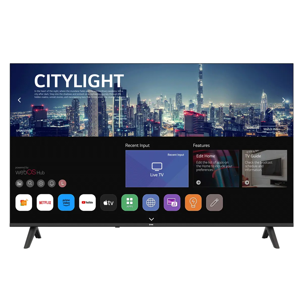 VOX UHD 50WOS684BU, 4K, Direct LED