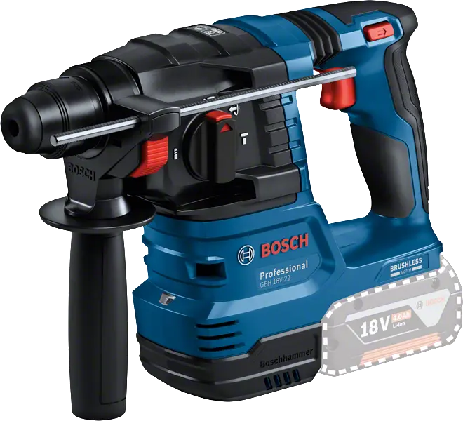 Bosch Akumulatorski elektro-pneumatski čekić / bušilica GBH 18V-22 X Solo, bez baterije i punjača 0611924100