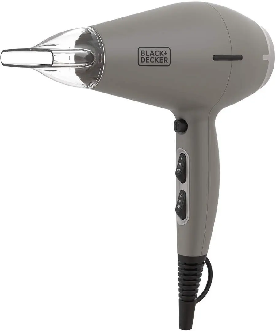 BLACK & DECKER Fen za kosu BXHDA2400E, 2400W, Sivi