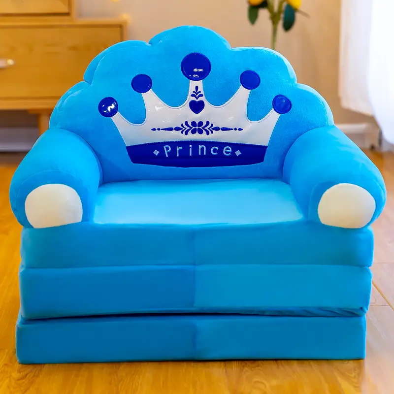 Baby Line Foteljica za decu Princeza 5K B042, Plava