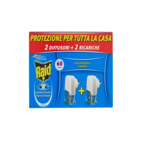 Raid električni aparat protiv komaraca sa tečnošću - DUOPAK 21+21ml