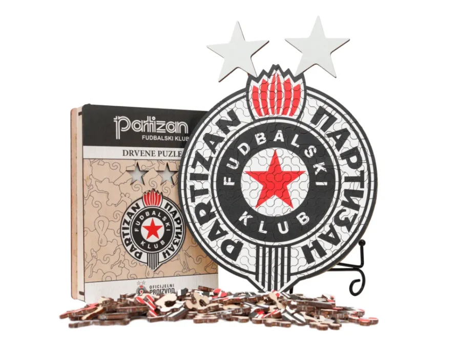 Drvene puzle FK Partizan