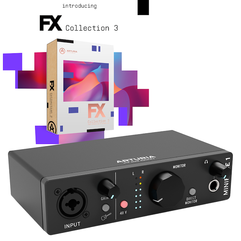 Arturia MiniFuse 1 Black - Audio interfejs-Uz svaki kupljeni MINIFUSE uređaj dobijate ARTURIA FX COLLECTION 3 softver !