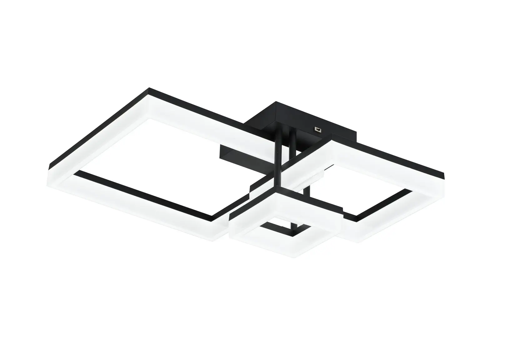 Rabalux LED Luster Amilia, 22W, DIP Switch, 47x47cm, Crni