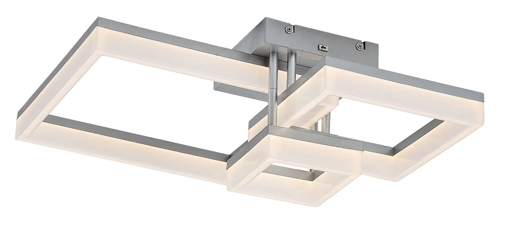 Rabalux LED Luster Amilia, 22W, DIP Switch, 47x47cm, Sivi