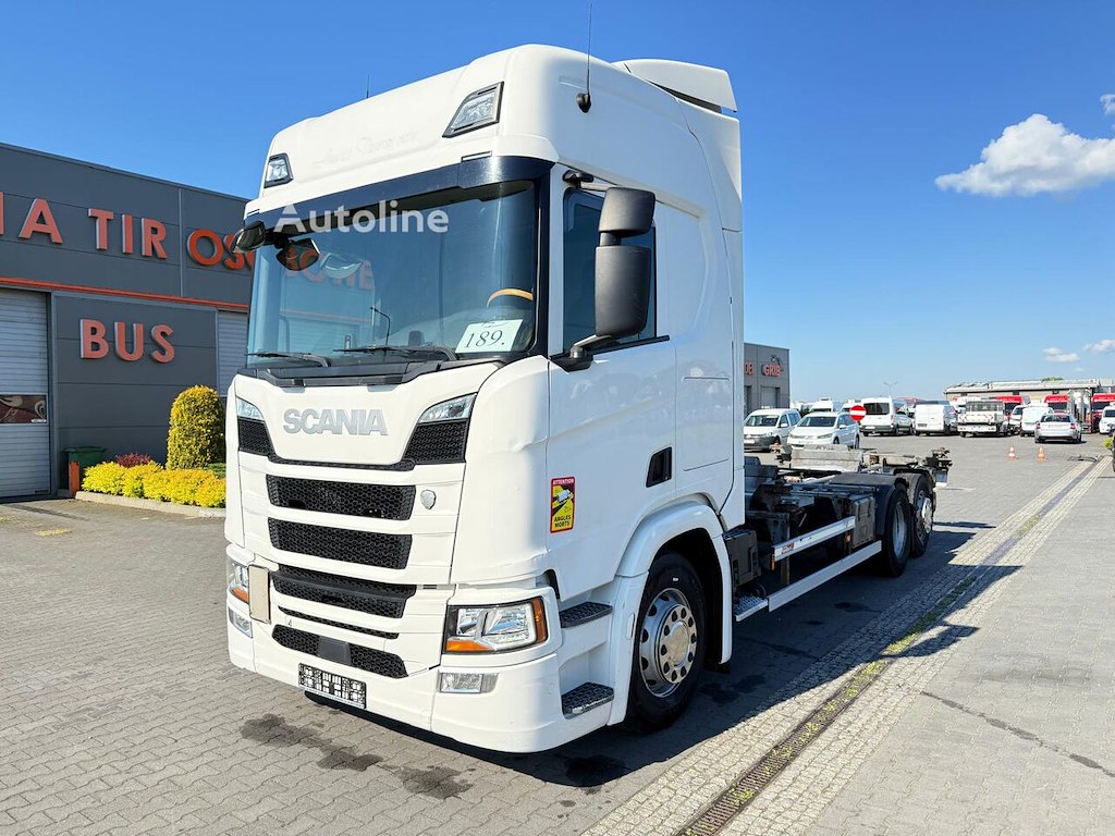 Scania R450 BDF SWAP CHASSIS 1.HAND vozilo za prevoz kontejnera