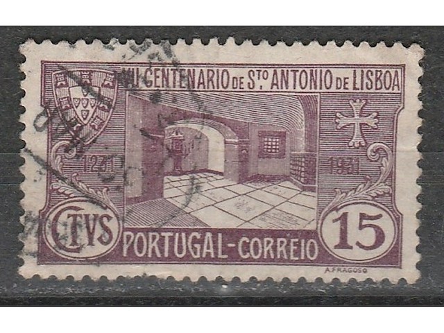 Portugal - 1931 - Natal-room of St. Anthony of Padua