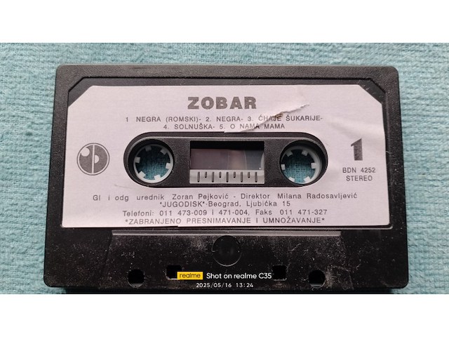 ZOBAR - NEGRA