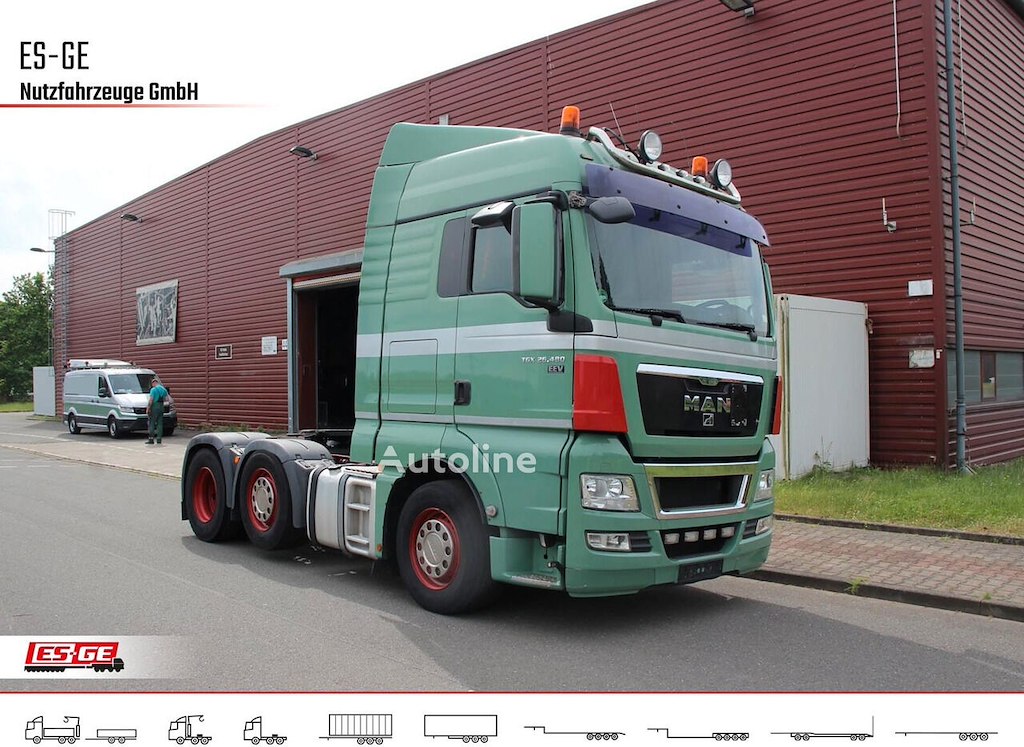 MAN TGX 26480 6x2/4 BLS tegljač