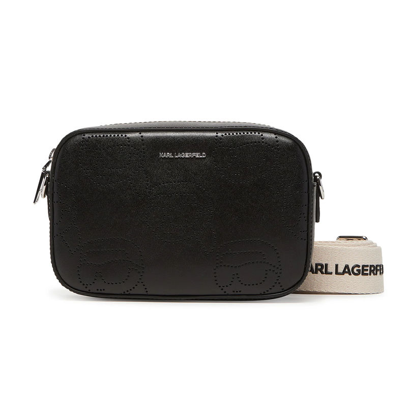 Ženska torba Karl Lagerfeld Ikon leather perforated cmb
