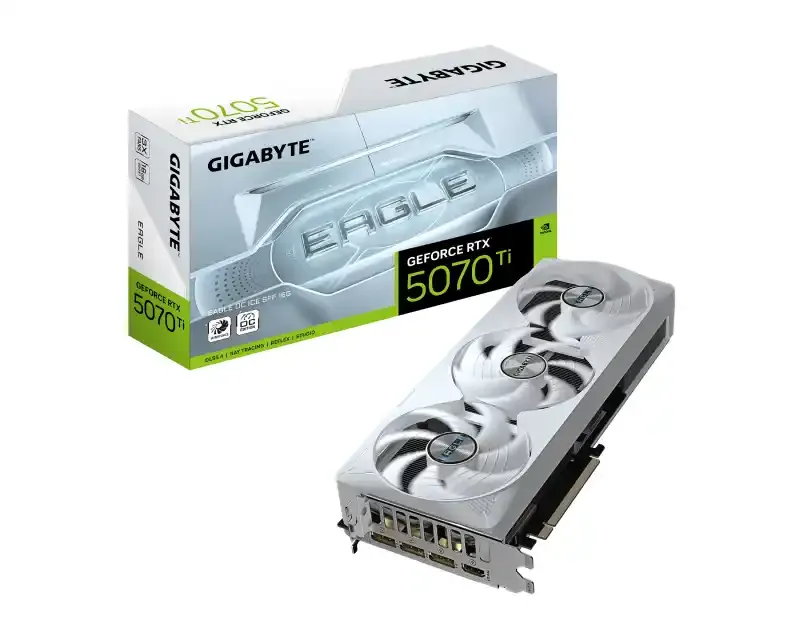 Graficka karta GIGABYTE RTX 5070 Ti EAGLE OC ICE SFF 16GB GV-N507TEAGLEOC ICE-16GD