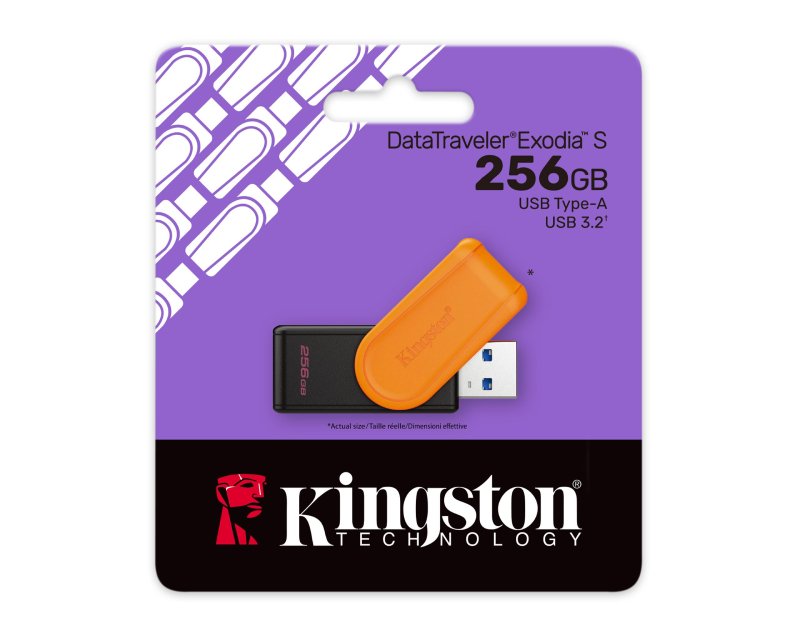 KINGSTON 256GB DataTraveler Exodia S USB 3.2 Gen1 DTXS/256GB