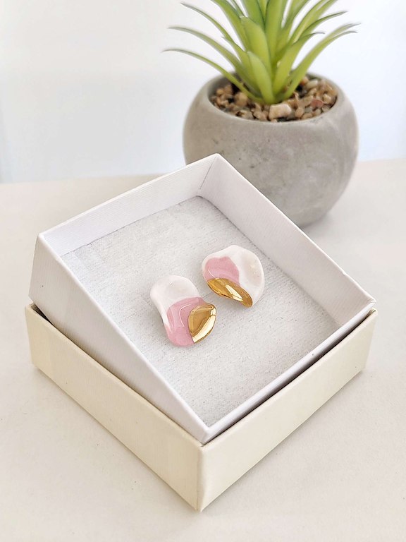 Midi Petals White & Rose