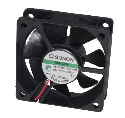 Ventilator, 12VDC, 60x60x20mm