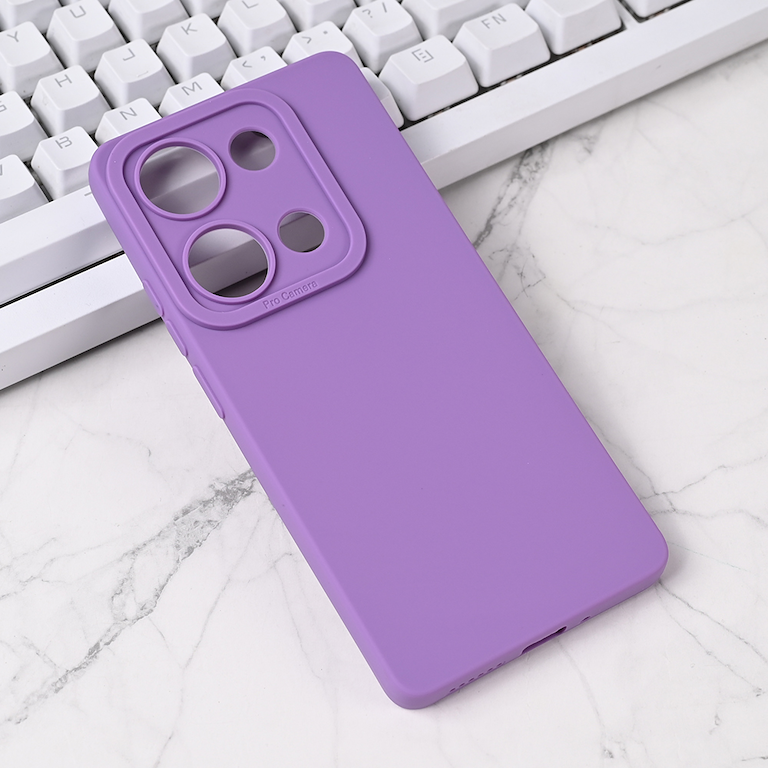 Maska(futrola) Silikon Pro Camera za Xiaomi Redmi Note 14s ljubicasta