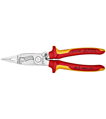 Klešta za električarska multi.,VDE,200mm Ø15mm 50mm² KNIPEX