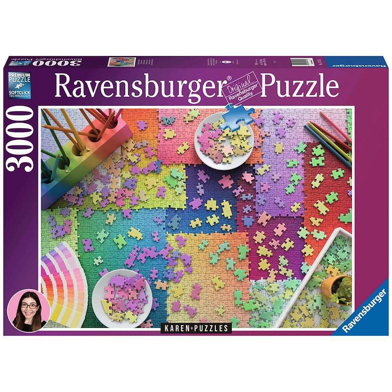 Ravensburger puzzle (slagalice) - 3000pcs Karen RA17471