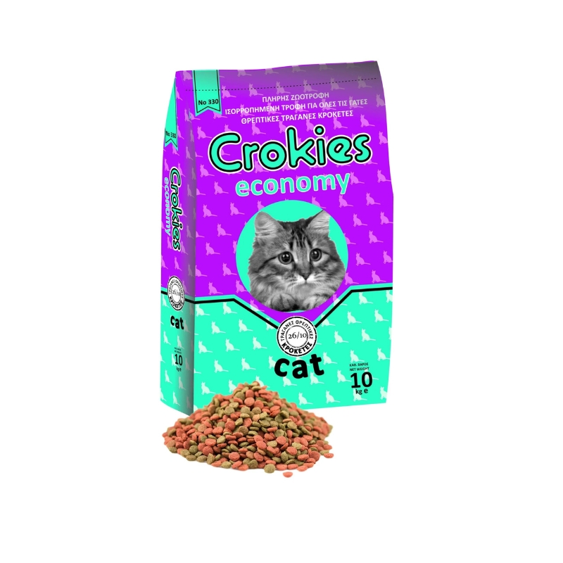 Crokies hrana za mačke 10kg 26/10 (330)