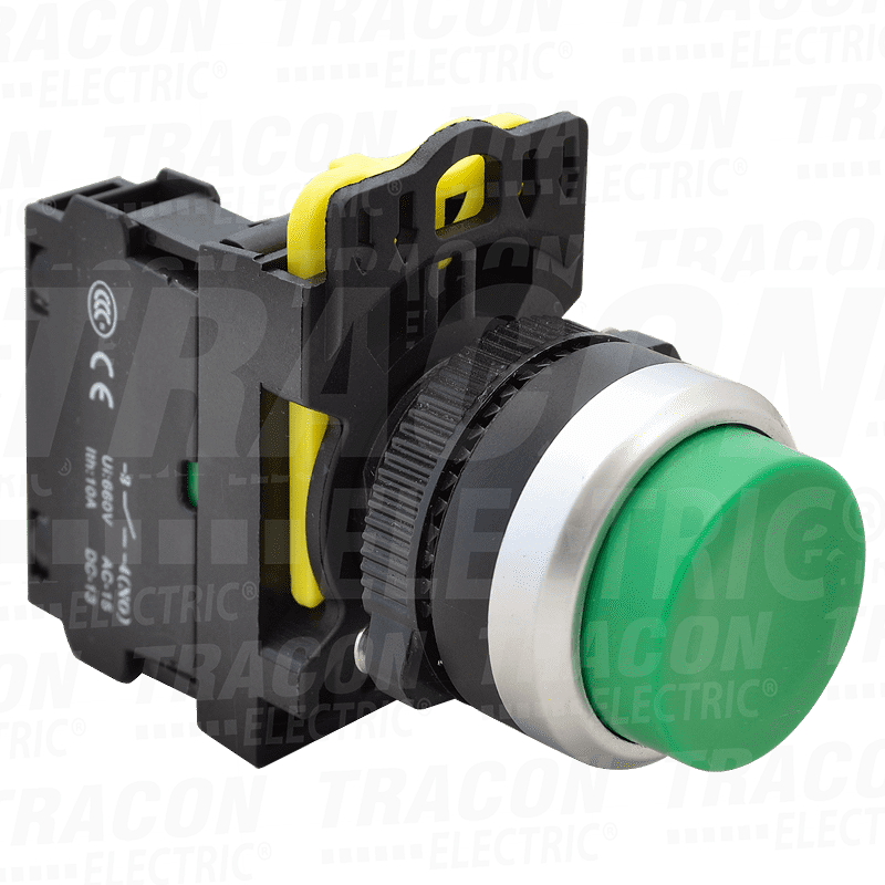 Istaknuti taster zeleno1×NO. 5A/230V AC-15. IP65