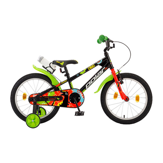 Bicikl Polar JR 20 DINO BLACK B202S03240, 20", crno/zelen