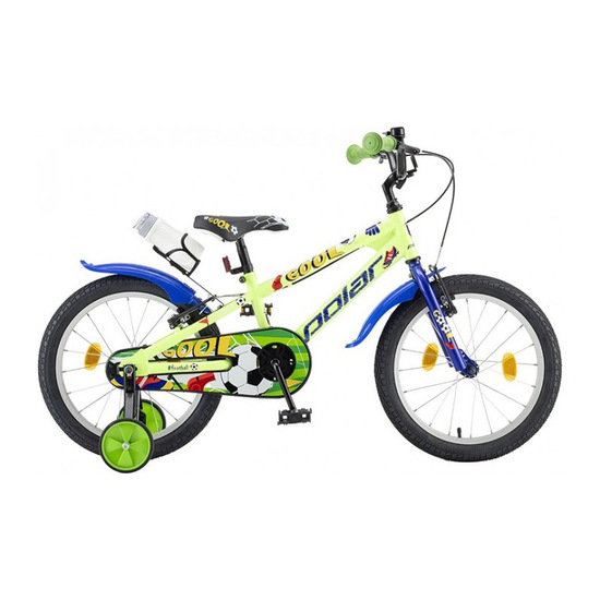 Bicikl Polar JR 18 FOOTBALL B182S02242, 18", žuto/plava