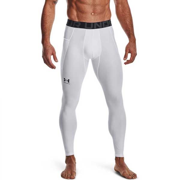 UA HEATGEAR ARMOUR LEGGINGS 'WHITE'
