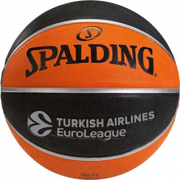 EUROLEAGUE VARSITY TF-150 RUBBER BASKETBALL 'ORANGE/BLACK'
