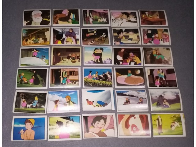 HAJDI - LOT od 30 živih sličica (Panini 1979)