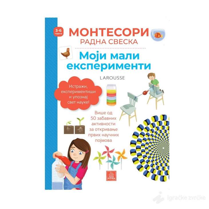 MONTESORI radna sveska - Moji mali eksperimenti