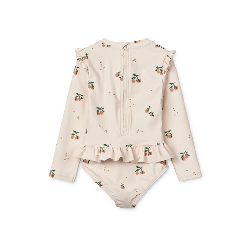 Liewood jednodelni kupaći Sille,Peach/Sea shell