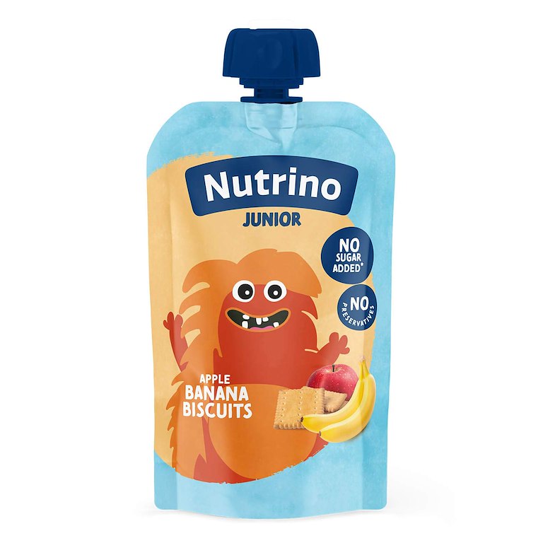 Nutrino pire kids jabuka banana i keks 180g nutrino