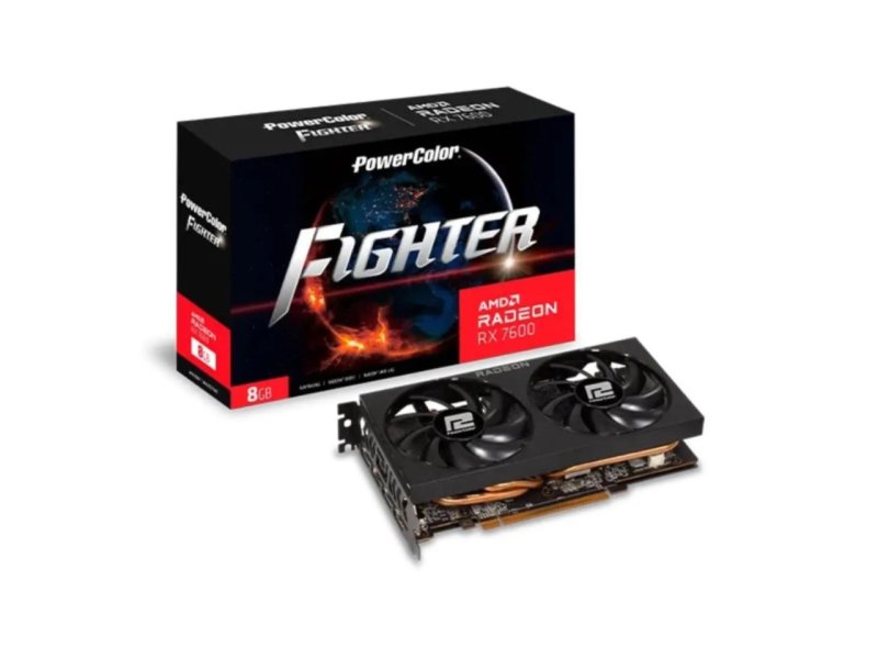POWER COLOR AMD RADEON RX 7600 8GB GDDR6 128BIT RX7600 8G-F