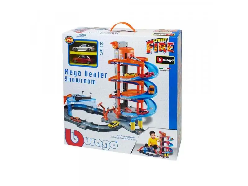 BURAGO MEGA DEALER 1:43 SHOWROOM