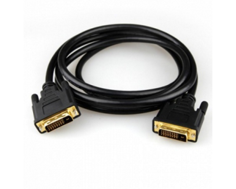 FAST ASIA Kabl DVI-D Dual Link – DVI-D Dual Link M/M 1.8m feritno jezgro crni