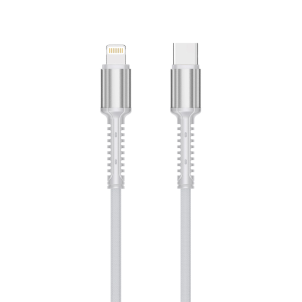 Data kabl Teracell Evolution PD Type C na iPhone 11/12/13 lightniing beli 1m